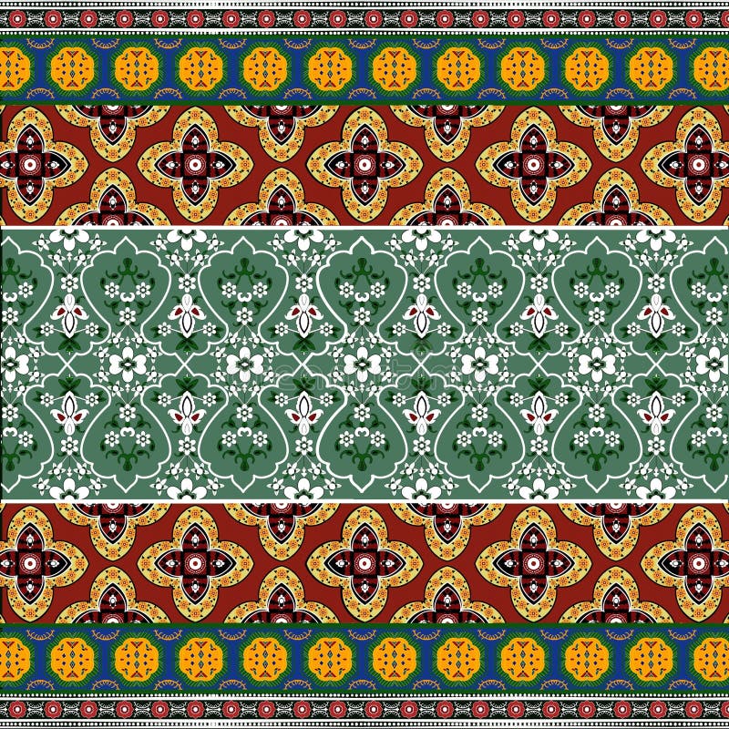 Indian Tribal Cloth Patterns: Red Floral Designs Inspired by Tribal ...