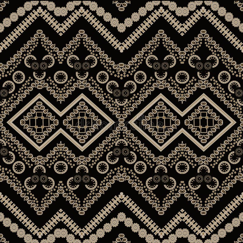 Modern African Ethnic Fabric Pattern: Light Brown Tone for Contemporary ...