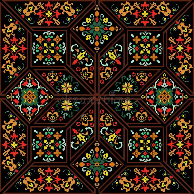 Indian Ethnic Fabric Patterns: Yellow, and Red Tones Inspired by ...