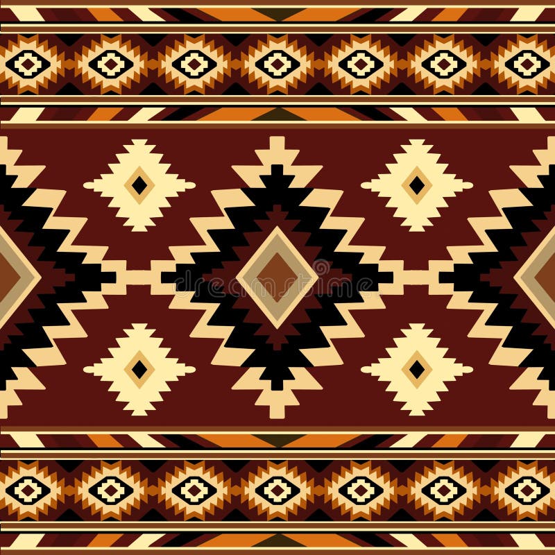 African Ethnic Fabric Patterns: Geometric Designs in Red Tones Inspired ...