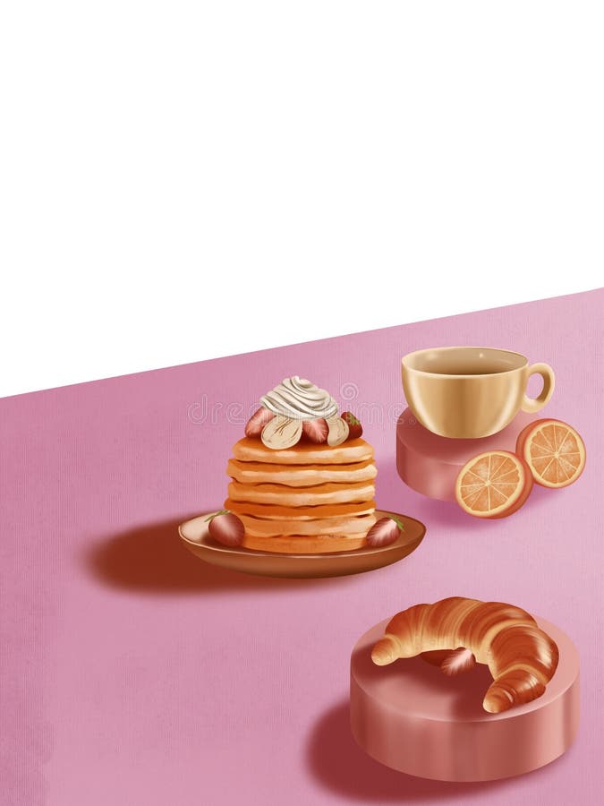 Delicious and Delicious Food and Drink Arrangements with Colorful ...