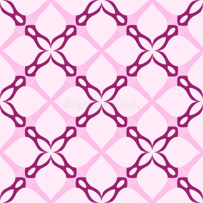 Pink Seamless Pattern of Flower .Hand-drawn Flower Pattern Stock ...
