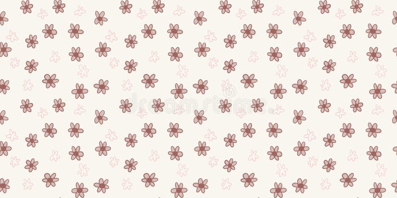 Cute and Unique Floral Pattern Background for Covers Stock Illustration ...