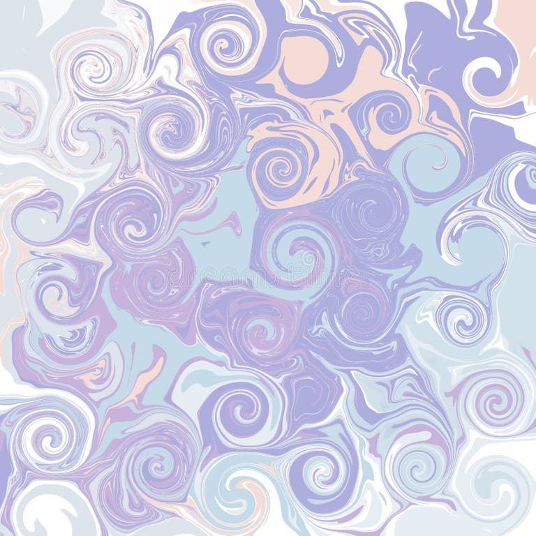 Abstract Artwork Featuring Swirling Patterns and Curvilinear Forms ...