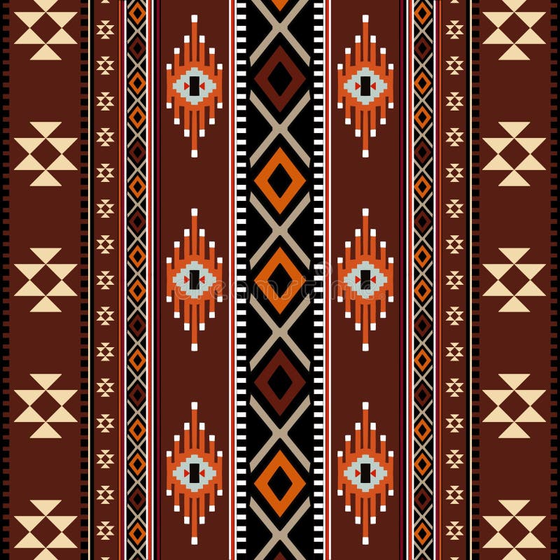 Arabian Ethnic Fabric Patterns, Featuring Geometric Lines Stock ...