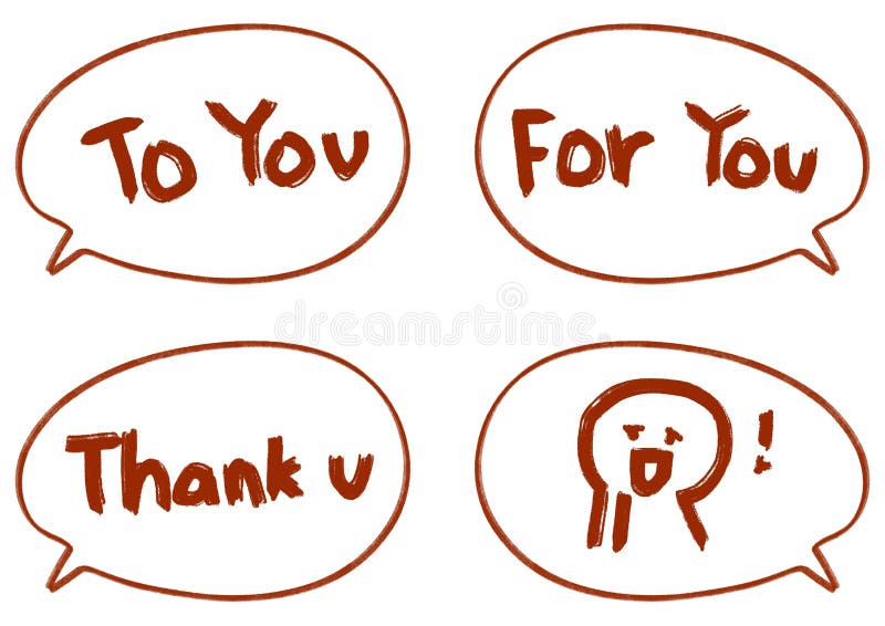 Doodle Labels. Set of Hand Lettering Simple Word Labels Stock ...