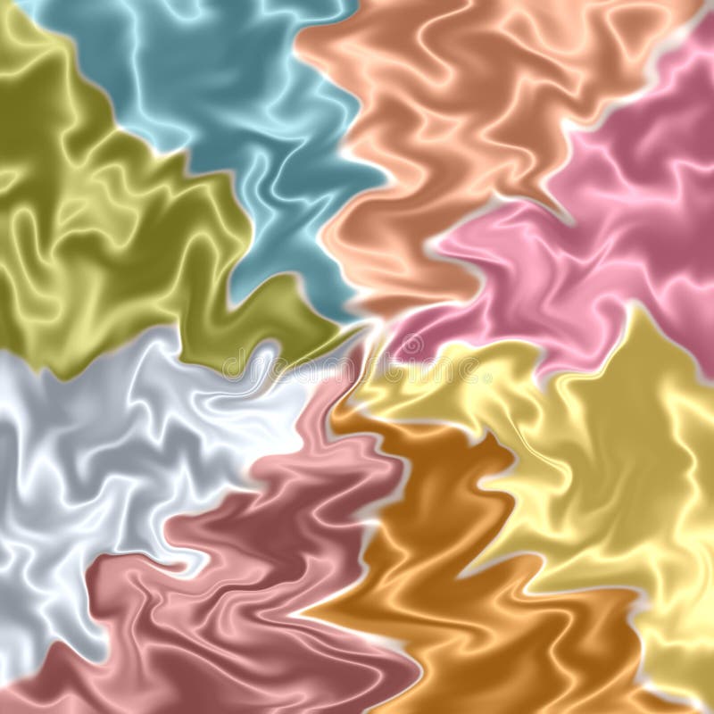 A Colorful Silk Fabric Effect with Many Different Colors Stock Image ...