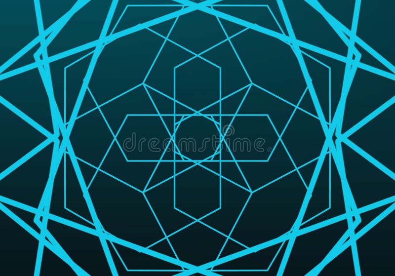 Abstract Non-ai Geometric Crypto Fintech Illustration Background Screen ...