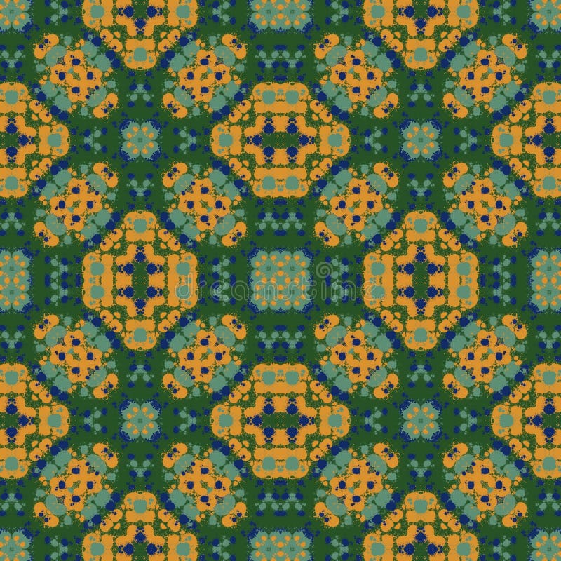 Complex Geometric Pattern with Vivid Colors Forming a Symmetrical ...