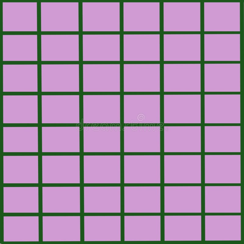 Pink Grid Pattern with Dark Green Lines Stock Illustration ...