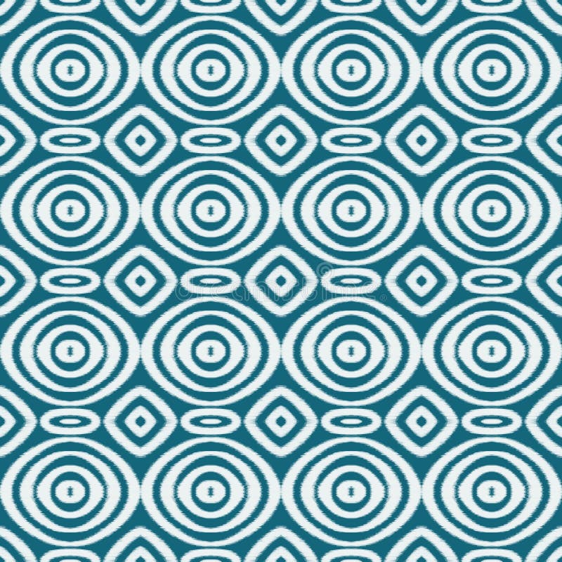 Geometric Pattern with Repeated Concentric Oval and Diamond Shapes in ...