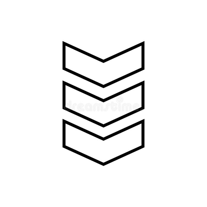 Double Chevrons Stock Illustrations – 41 Double Chevrons Stock ...