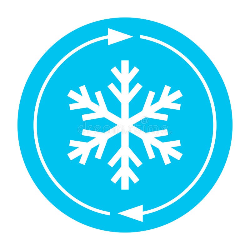 Vector ice cold symbol stock vector. Illustration of pictogram - 31904919