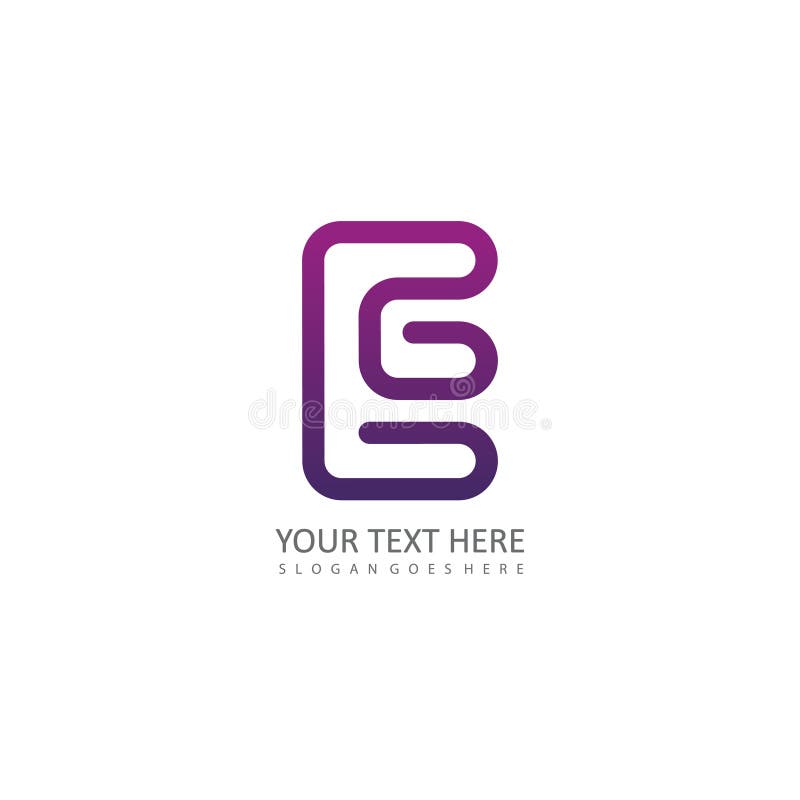 Electronic logo design stock vector. Illustration of concept - 130886550