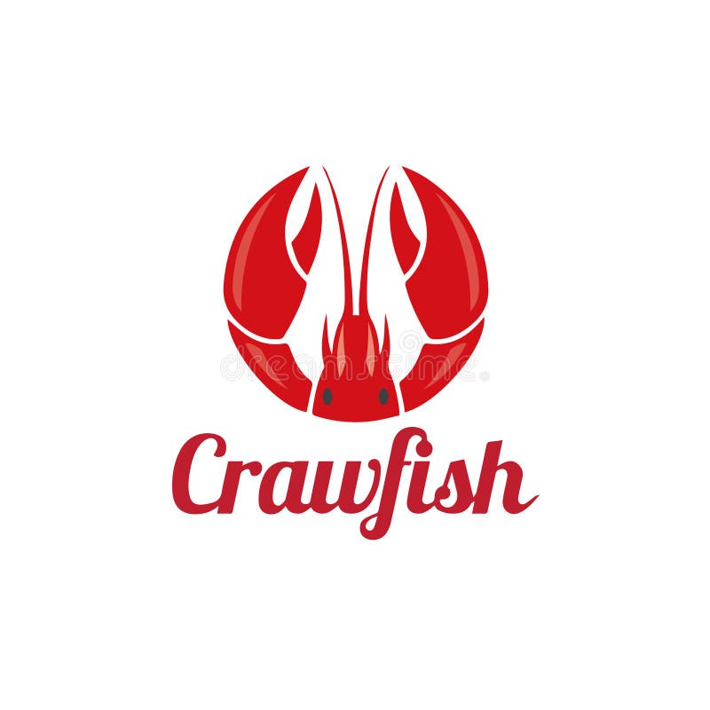 Craw Fish Logo Design Vector Stock Vector - Illustration of template ...