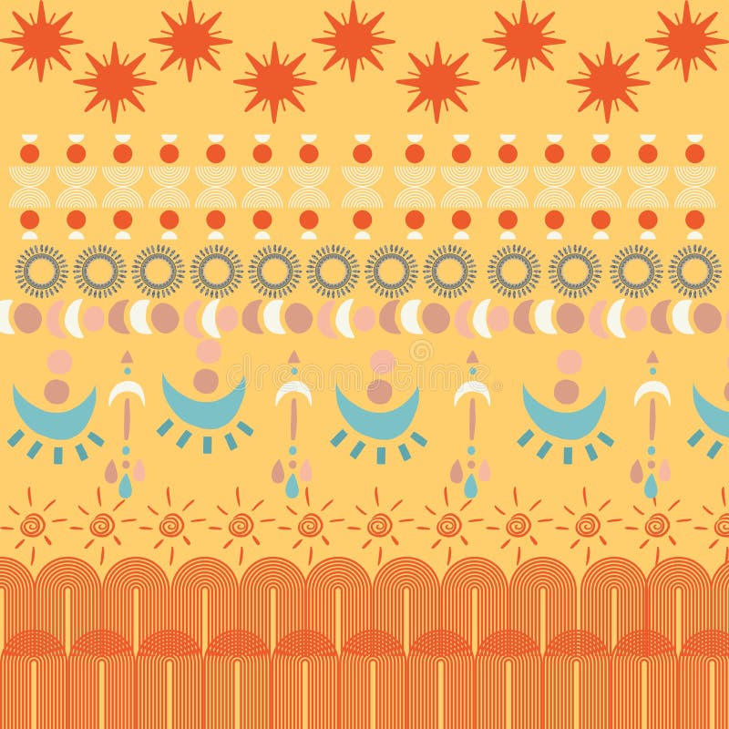 Ethnic Pattern Fabric and Geometric Patterns Background Design Stock ...