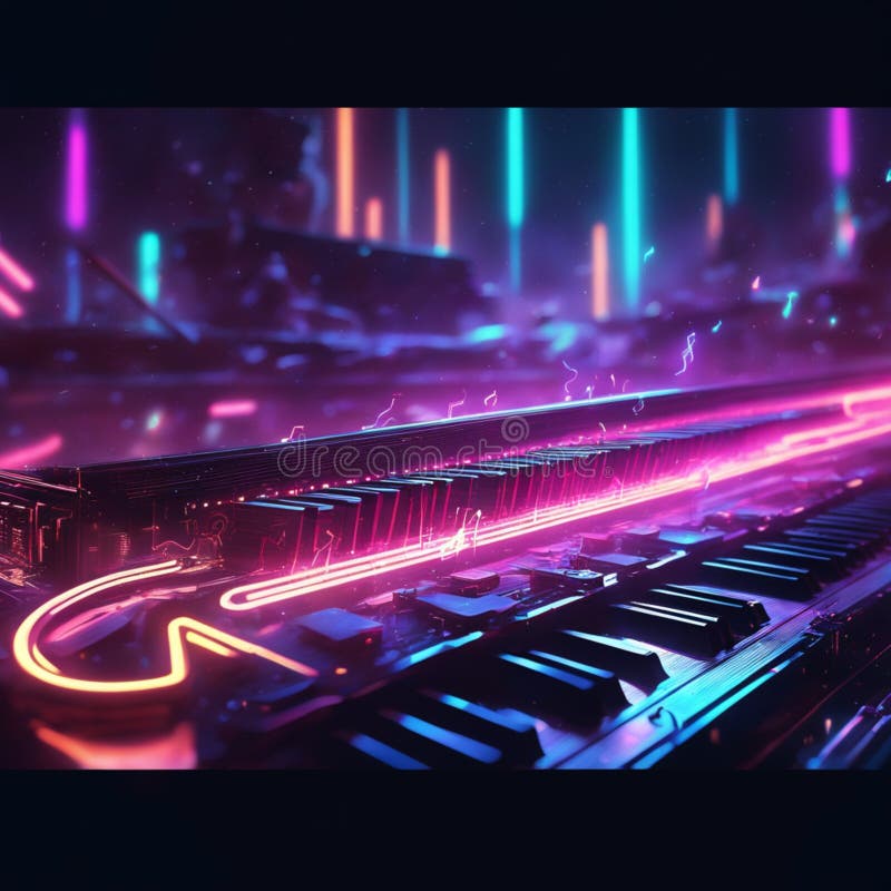 Neon Light Music Instruments are a Unique and Eye-catching Way To Add a ...