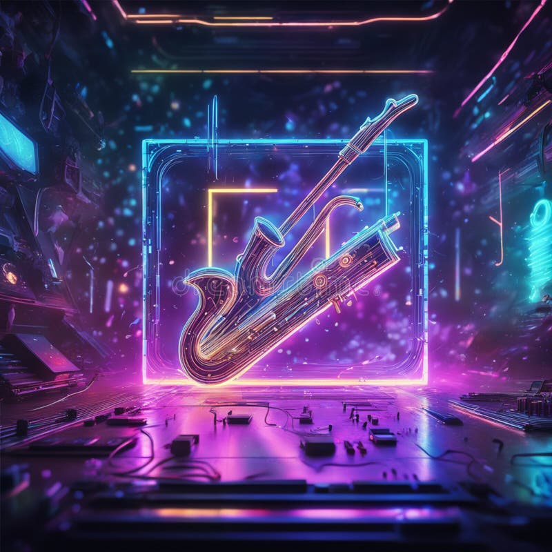 Neon Light Music Instruments are a Unique and Eye-catching Way To Add a ...