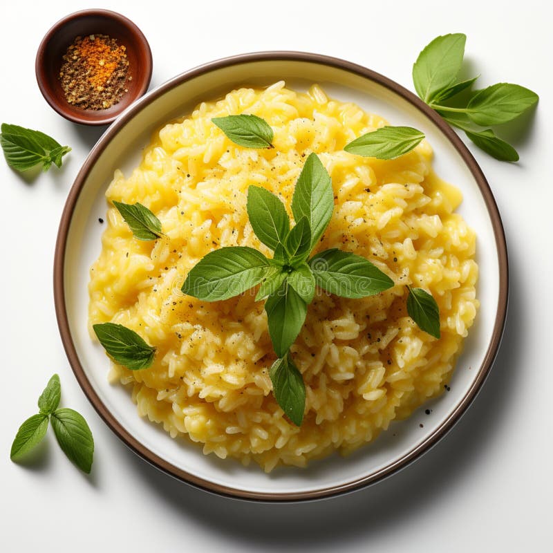 Risotto Alla Milanese: Saffron S Golden Touch on Creamy Italian Rice ...