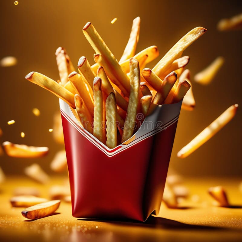 French Fries Floating in the Air is a Surreal and Magical Sight. the ...