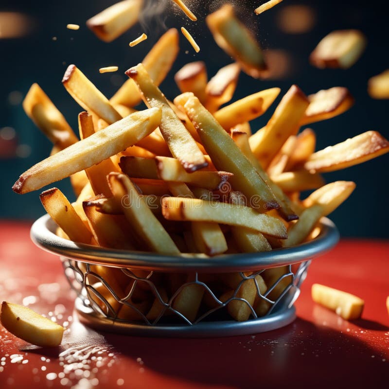 French Fries Floating in the Air is a Surreal and Magical Sight. the ...