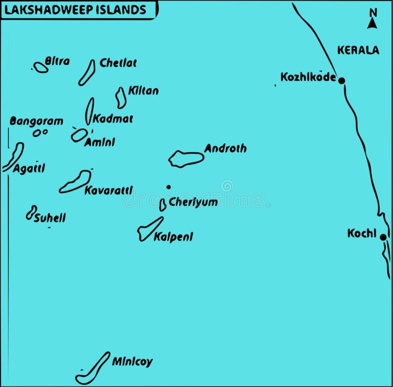 Map Lakshadweep Stock Illustrations – 75 Map Lakshadweep Stock ...