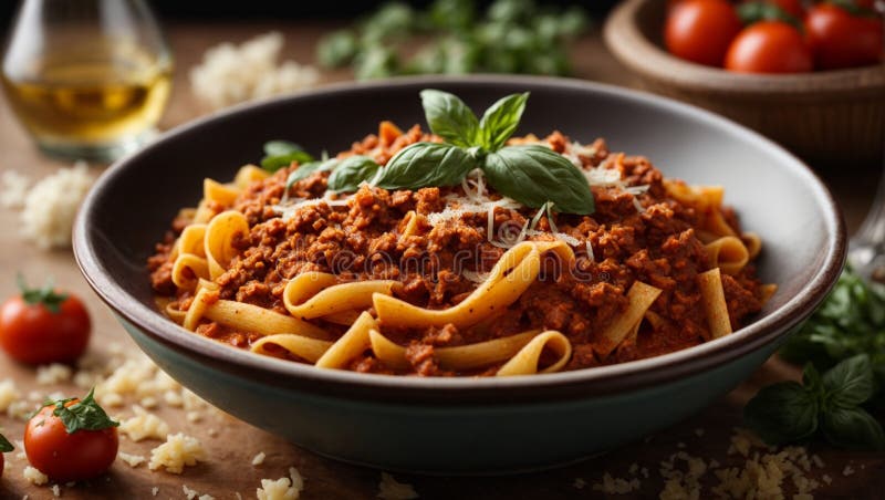 Delicious Ragu Alla Bolognese, Italian Flavorful Savory Meat Sauce ...