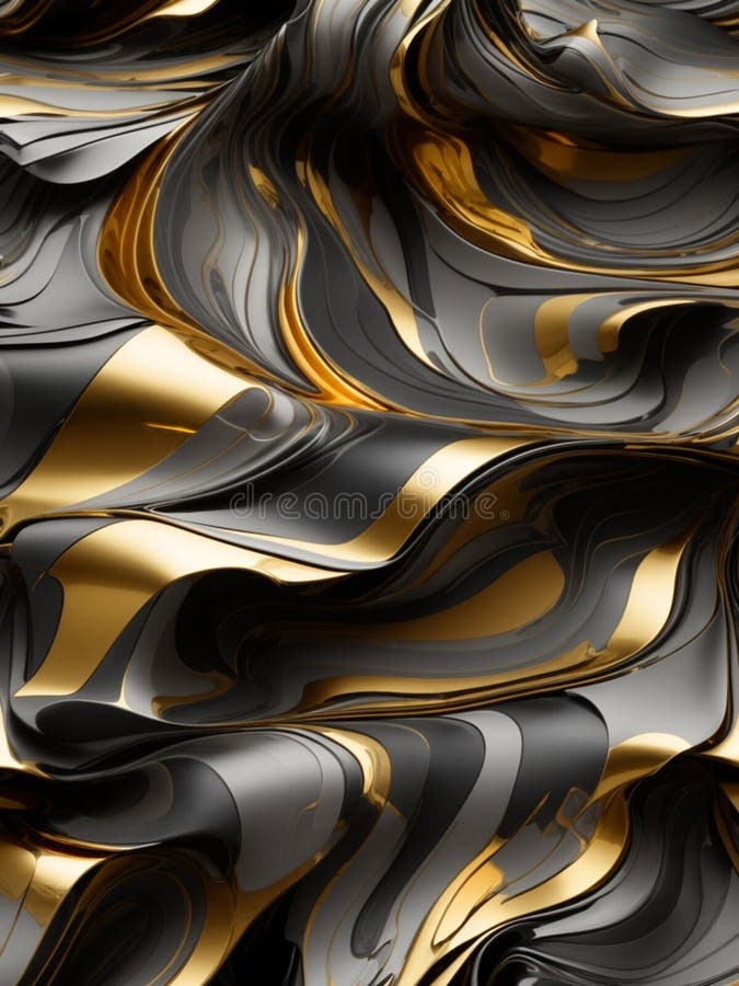 3D Abstract Colorful Back Gray, and Gold Gaming Wallpaper with Sharp ...