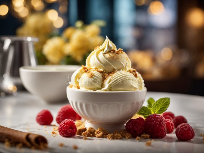 Delicious Gelato Ice Cream, Frozen Dessert, Cinematic Ads Food ...