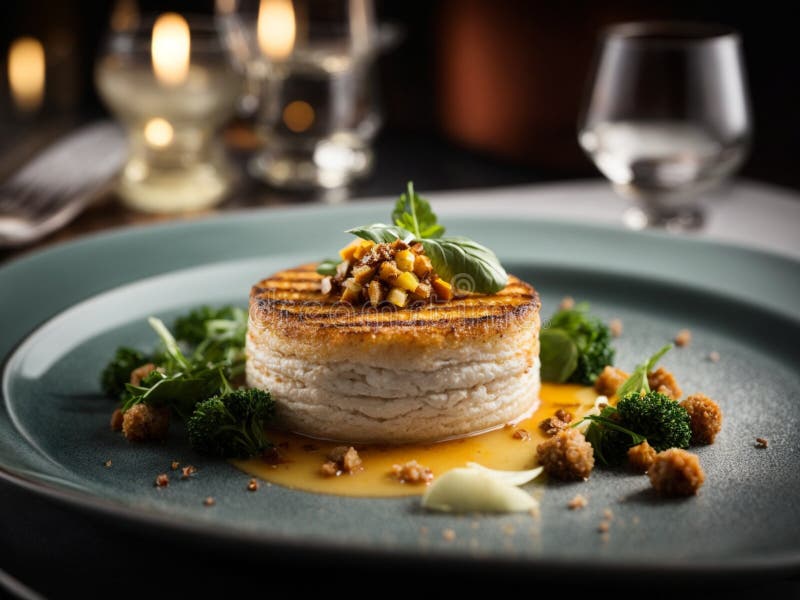 Delicious Michelin Starred Dinner Meal at Fine Dining Restaurant ...