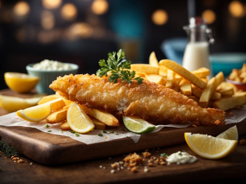 Classic British Fish and Chips, Perfectly Crispy and Flavorful Batter ...