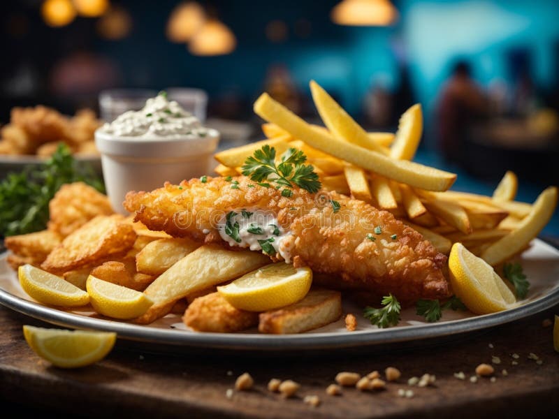 Classic British Fish and Chips, Perfectly Crispy and Flavorful Batter ...