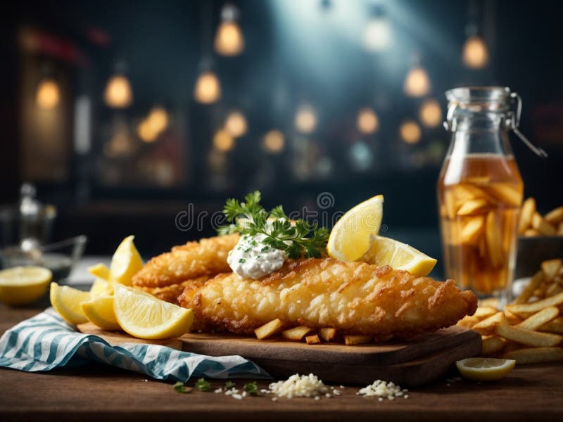 Classic British Fish and Chips, Perfectly Crispy and Flavorful Batter ...