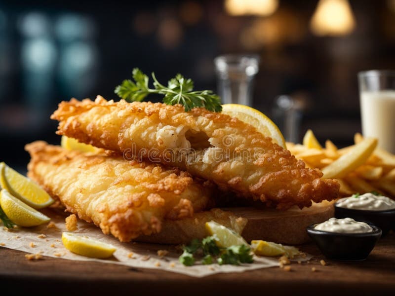 Classic British Fish and Chips, Perfectly Crispy and Flavorful Batter ...