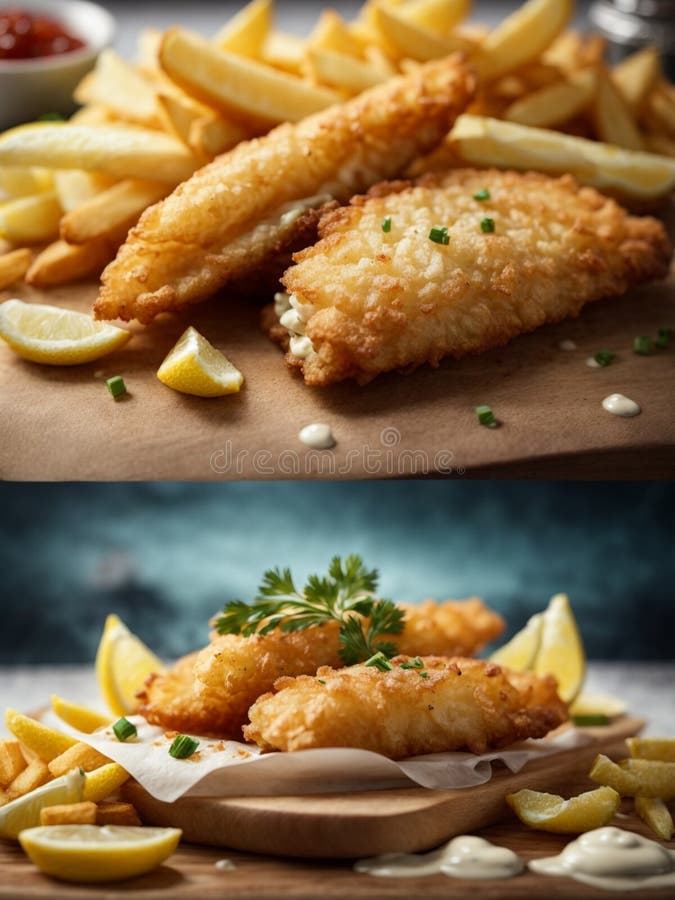Classic British Fish and Chips, Perfectly Crispy and Flavorful Batter ...
