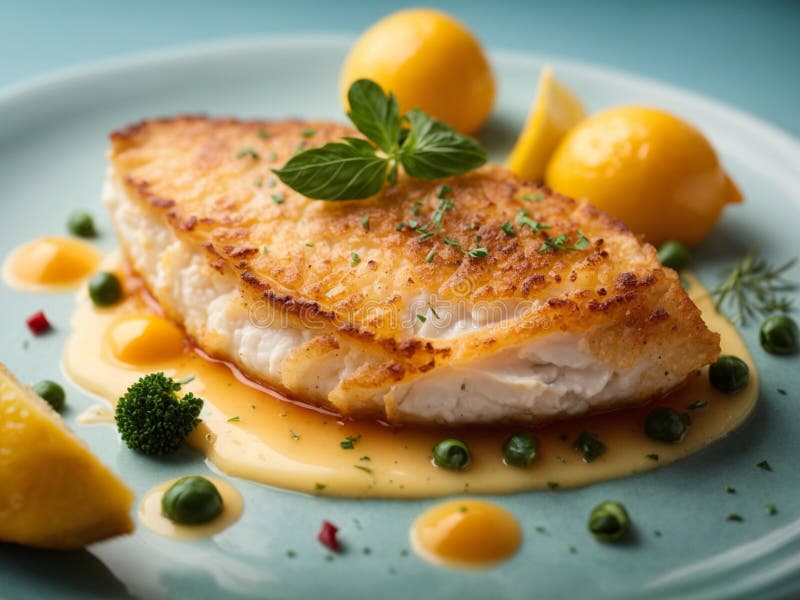 Classic French Sole Meuniere, Sol Filets are Cooked and Served in a ...