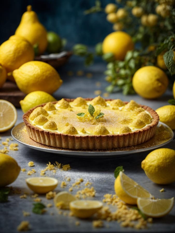 Classic French Lemon Tart, Tart Au Citron, Crisp Buttery Crust with ...