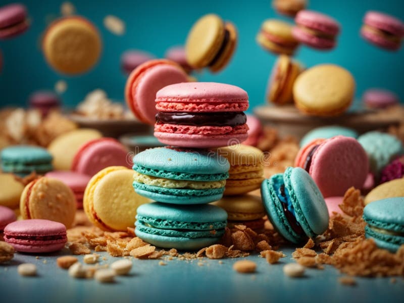 French Macaroon, Cinematic Food Photography, Studio Lighting and ...
