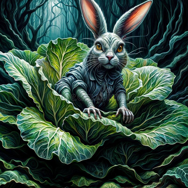 Cartoon Rabbit Scary Stock Illustrations – 820 Cartoon Rabbit Scary ...