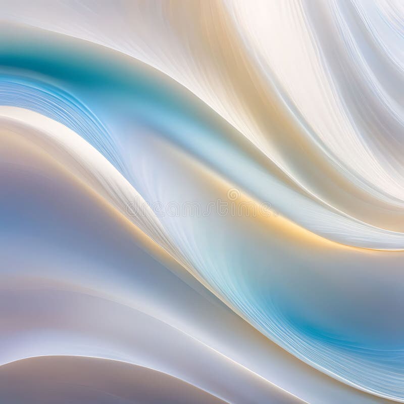 White Mother of Pearl Wall Texture, Abstract Painting, Fluttering Wavy ...