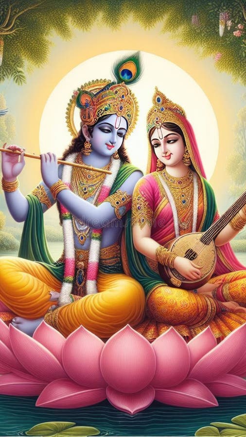 Radhe Krishna Images Stock Illustrations – 296 Radhe Krishna Images Stock Illustrations, Vectors ...