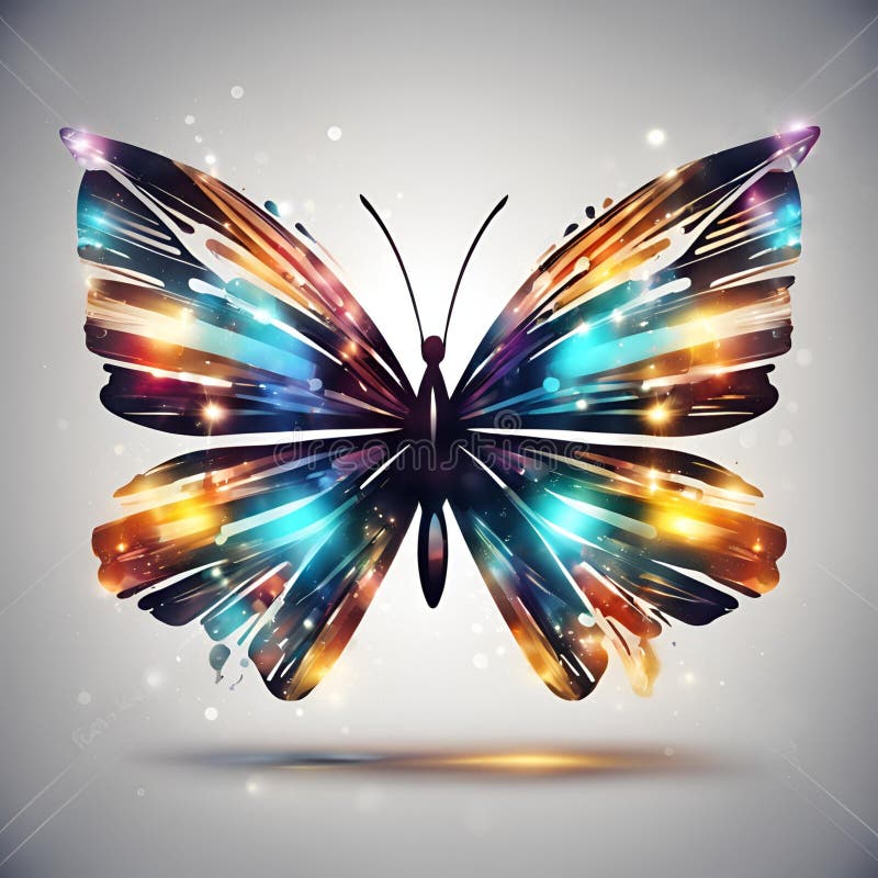 Beautiful Butterfly Disign Background Stock Illustration - Illustration ...