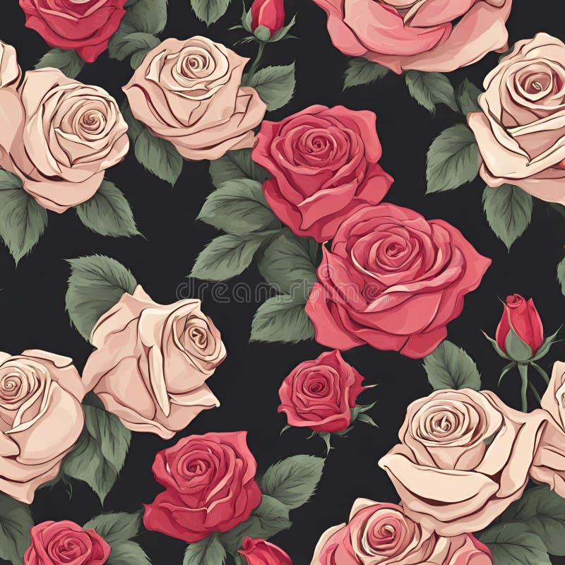 Floral Background Flowers Design Repetition Pattern Abstract Beatiful ...