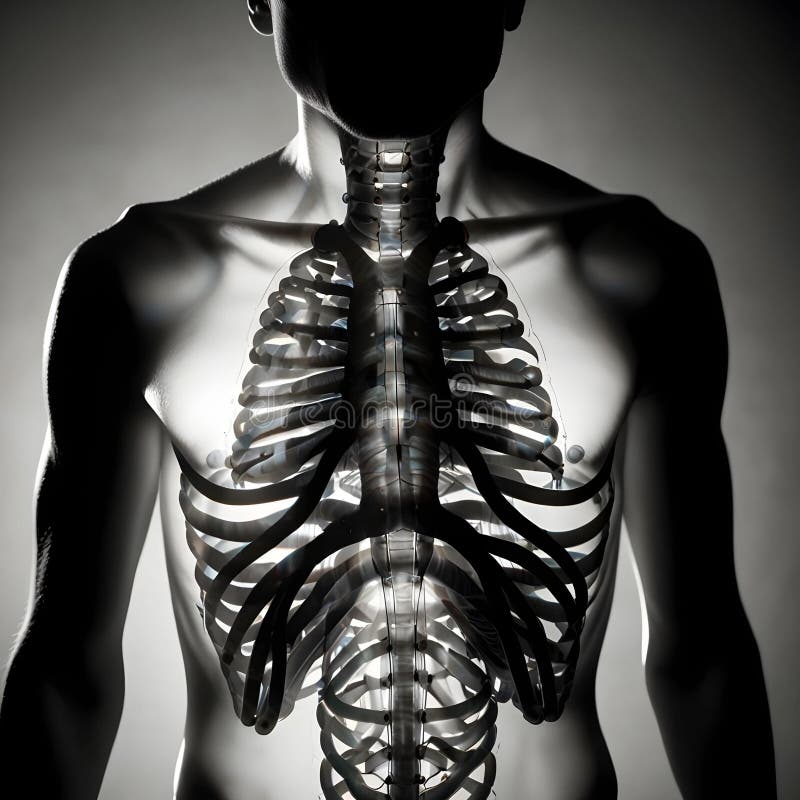 Human , Respiratory, Rib Cage, Medical Health Stock Illustration ...