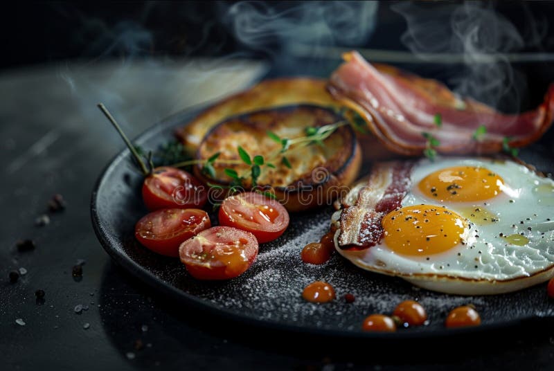 Michelin Starred Breakfast, Fine Dining Dish, Cinematic Food Stock ...