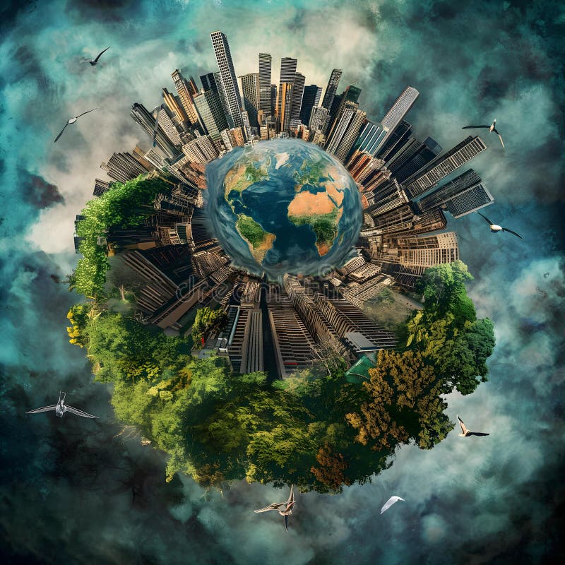 Environment Day. a 360-angle AI-generated Photo Symbolizing that the ...