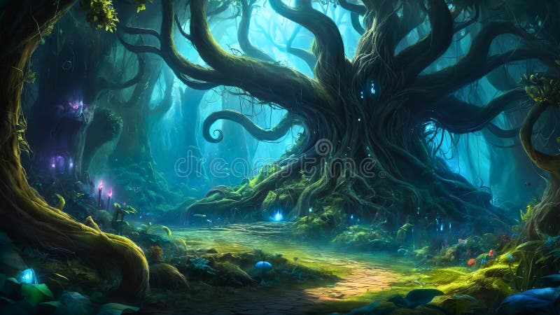 Majestic Forest Monarch: Towering Tree Dominating Woodland Canopy ...