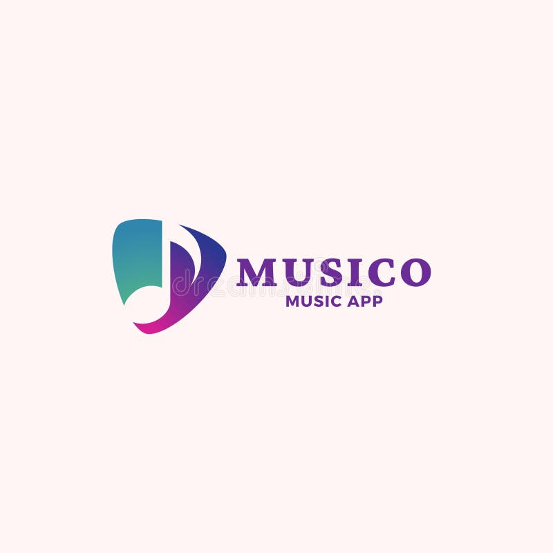 Music app logo stock illustration. Illustration of chat - 324810401