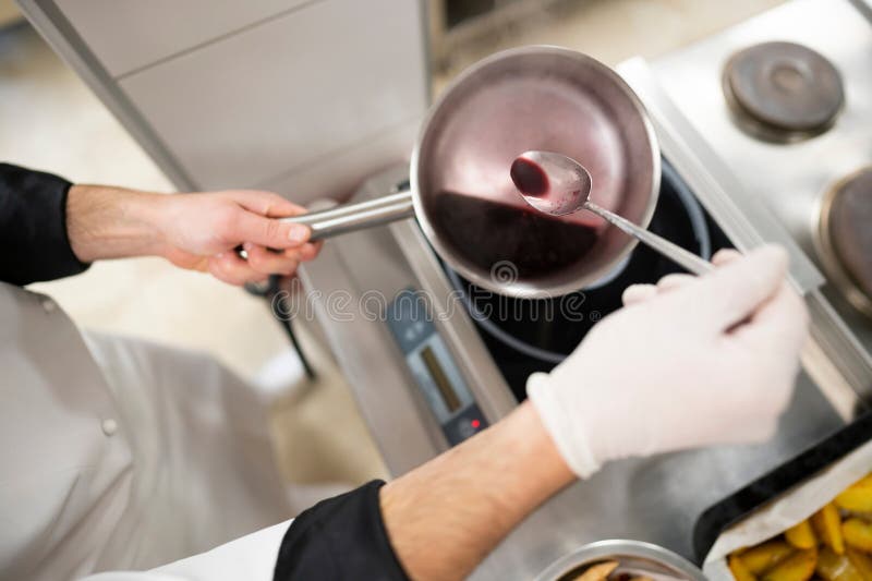 Culinary Gourmet Kitchen Michelin Star Chef Stock Photo - Image of ...