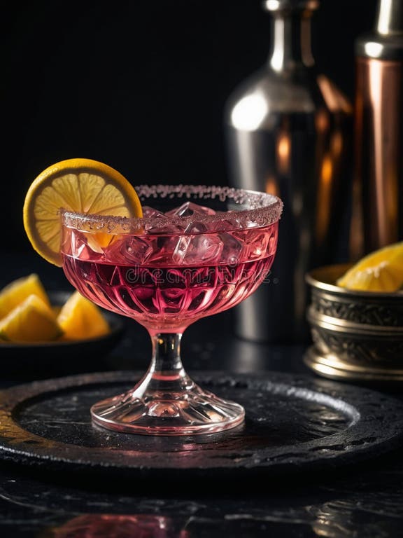 Lipsmackingly Sweet and Sour, the Cosmopolitan Cocktail of Vodka Stock ...